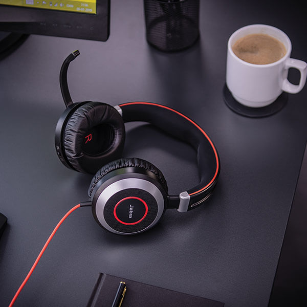 Jabra Evolve 80 MS Stereo Corded PC Headset Refurbished | Jabra 7899 ...